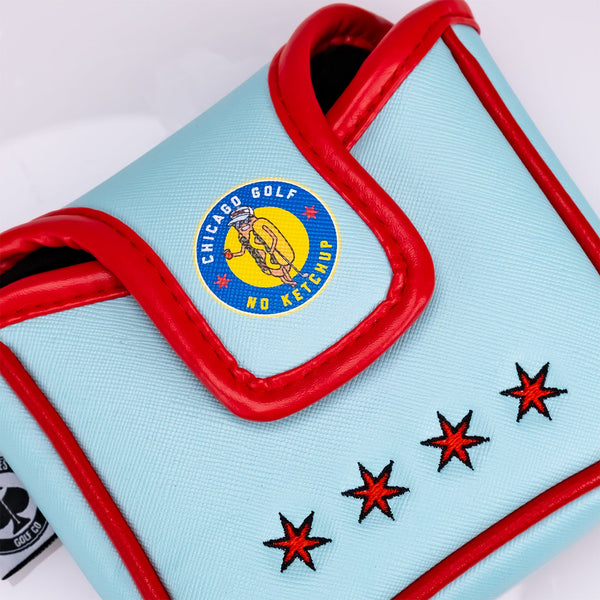 Chicago Dog - Mallet Putter Cover - Inside the Leather Golf